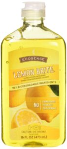 melaleuca ecosense lemon brite dishwashing liquid 16oz - lemon scented