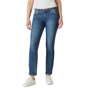 lucky brand womens mid rise sweet straight jean, tanzanite, 30w x 30l us