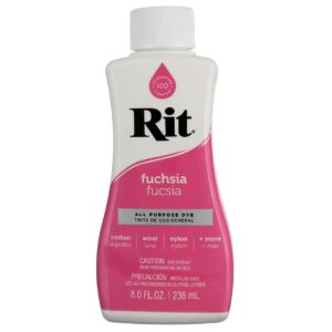 rit dye liquid 8 ounces fuchsia 8-88120 (3-pack)