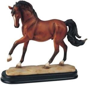 stealstreet ss-g-11433 horses collection brown horse figurine