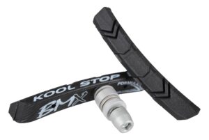 kool stop bmx threaded brake shoe, black