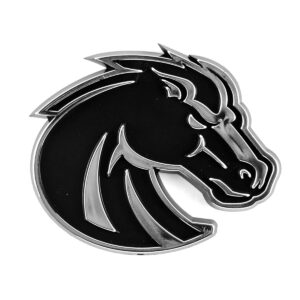 fanmats 60330 boise state broncos molded chrome plastic emblem