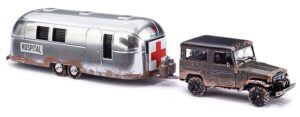 busch 43011 toyota land cruiser/trlr ho scale vehicle