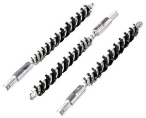 tipton nylon bore brush .22 cal 3 pack with durable wire core and nylon bristles for firearm cleaning and maintenance