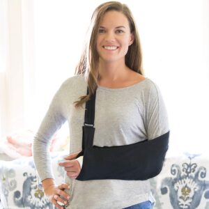 joslin sling ultimate arm sling - arm sling for men & women to support shoulder, elbow, or wrist injury - arm immobilizer, shoulder stabilizer & rotator cuff support - adult