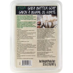 life of the party shea butter suspension soap base, 2 lb, 52038