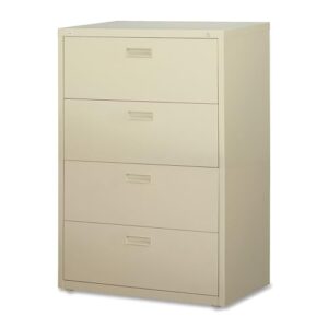 lorell, llr60559, lateral file - 4-drawer, 1 / each, putty