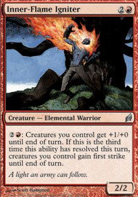 magic the gathering - inner-flame igniter - lorwyn - foil