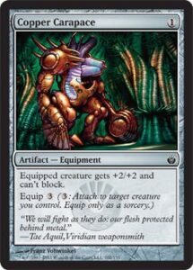 magic: the gathering - copper carapace - mirrodin besieged