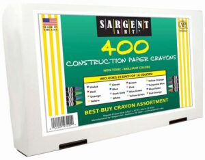 sargent art® construction paper best buy assorted, standard size, 400 ct