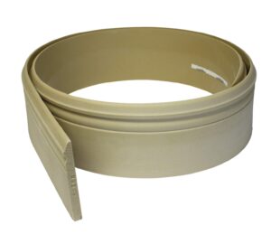 flexible moulding - flexible base moulding - b5180 - 1/2" x 5-1/4" - 12' length - flexible trim