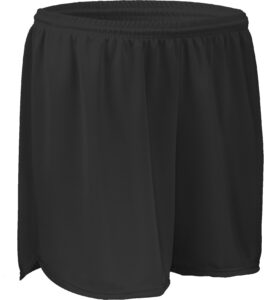 game gear pt403 men's 5" performance athletic solid running short with inner brief (medium, black)