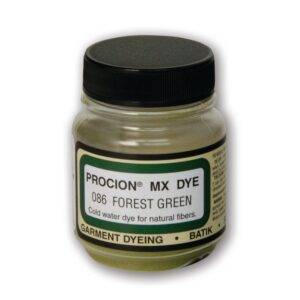 jacquard procion mx dye .33oz-forest green