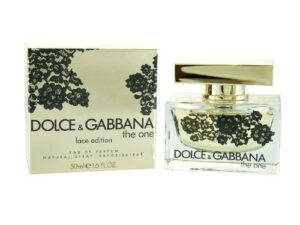 dolce & gabbana the one eau de parfum spray lace edition for women, 1.7 ounce