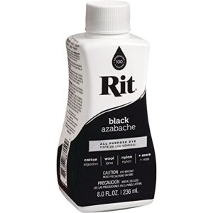 rit dye liquid 8 ounces black 8-15 (3-pack)