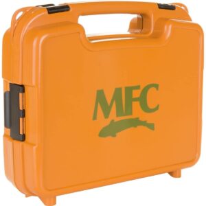 mfc boat box, burnt orange, large fly foam