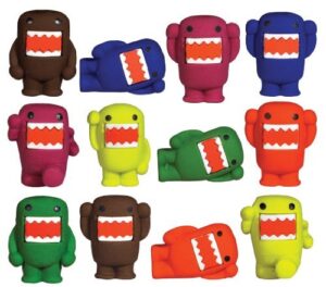 domo toy erasers lot of 20 by nhk