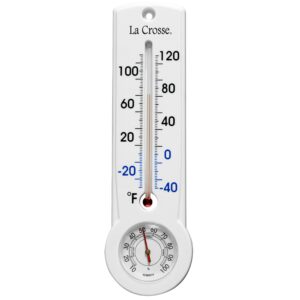 lacrosse la crosse 204-109 9 inch traditional thermometer/hygrometer, 9"