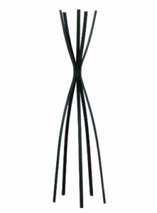 monarch specialties 2017, hall tree, free standing, 5 hooks, entryway, 72" h, bedroom, metal, contemporary, modern coat rack, 19.5" l x 13.5" w x 72.5" h, satin black