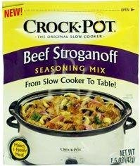 crock pot beef stroganoff seasoning mix (1.5 oz packets) 3 pack