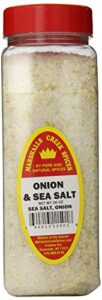 marshall’s creek spices seasoning, onion and sea salt blend, xl size, 36 ounce