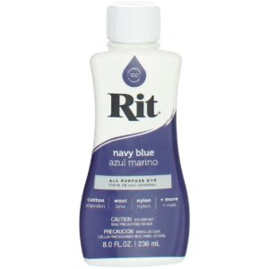 rit dye liquid dye, 8 fl oz, navy blue, 3-pack