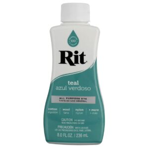 rit dyes teal liquid 8 oz. bottle [pack of 4 ]