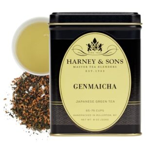 harney & sons genmaicha tea | 8 oz loose leaf tea