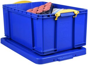 really useful box 64 litre solid blue