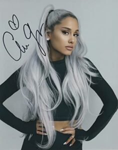 ariana grande signed 8x10 photo