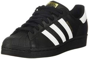 adidas originals mens superstar deprecated sneaker, core black/core white/black, 5 us