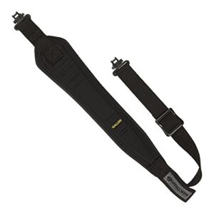 allen company baktrak glen eagle rifle sling with swivels, black