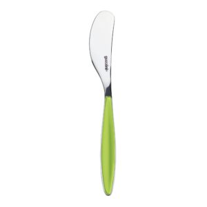 guzzini feeling 23000684 butter knife, apple green, total length 6.3 inches (16 cm)