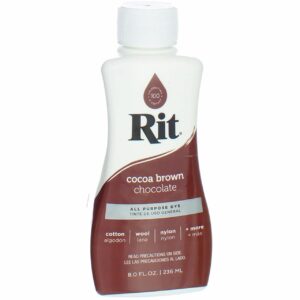 rit dye liquid 8oz-cocoa brown