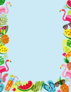 cosco tropical vibes letterhead