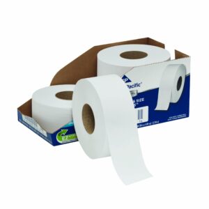 georgia-pacific professional series jumbo jr. 2-ply toilet paper by gp pro (georgia-pacific), 2172114, 1000 feet per roll, 4 rolls per case