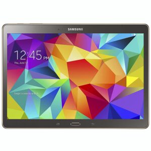 samsung galaxy tab s 10.5in 16gb ssd wifi titanium bronze (renewed)