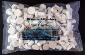 oceans wonders coral frag plugs 100pc