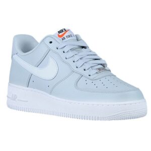 nike men's air force 1 basketball shoes pure platinum/white 8