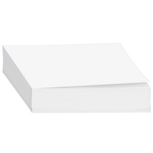 white memo sheets, 20lb paper, 500 sheets per pack (4 x 6)