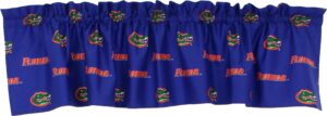 college covers ncaa curtain valance, 84" x 15", florida gators,flocvl