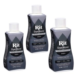 rit dye (3-pack) more synthetic 7 ounce graphite