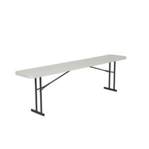 lifetime products 580177 folding conference table (5 pack), 8', white