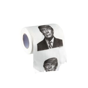 big mouth inc novelty toilet paper, funny political gag gift, novelty tp, great for family politicians, funny bathroom accessory - donald trump