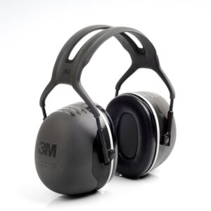 3m peltor black model x5a/37274(aad) over-the-head hearing conservation earmuffs