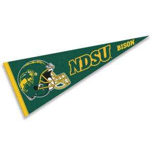 college flags & banners co. ndsu bison football helmet pennant