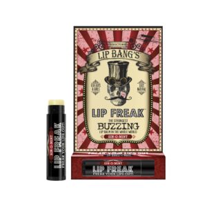 doctor lip bang's buzzing lip balm | lip freak | 100% all natural | cruelty free | flavoured lip freak (sin-o-mint)