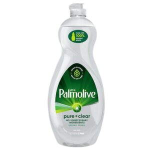 palmolive ultra liquid dish soap, pure and clear, 32.5 fl oz