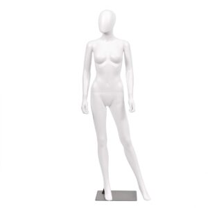 giantex mannequin full body, 5.8 ft realistic female mannequin torso with adjustable body, detachable dress form full body for retail clothing shops, halloween christmas cosplay