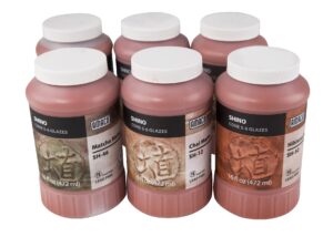 amaco shino high fire gloss glaze class pack